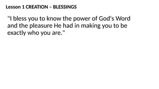 BB Std 4 Lesson 1 - Creation of the world.pptx