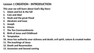 BB Std 4 Lesson 1 - Creation of the world.pptx