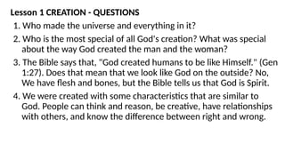 BB Std 4 Lesson 1 - Creation of the world.pptx