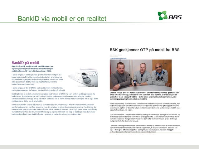 BankID - Fakta og trender | PDF