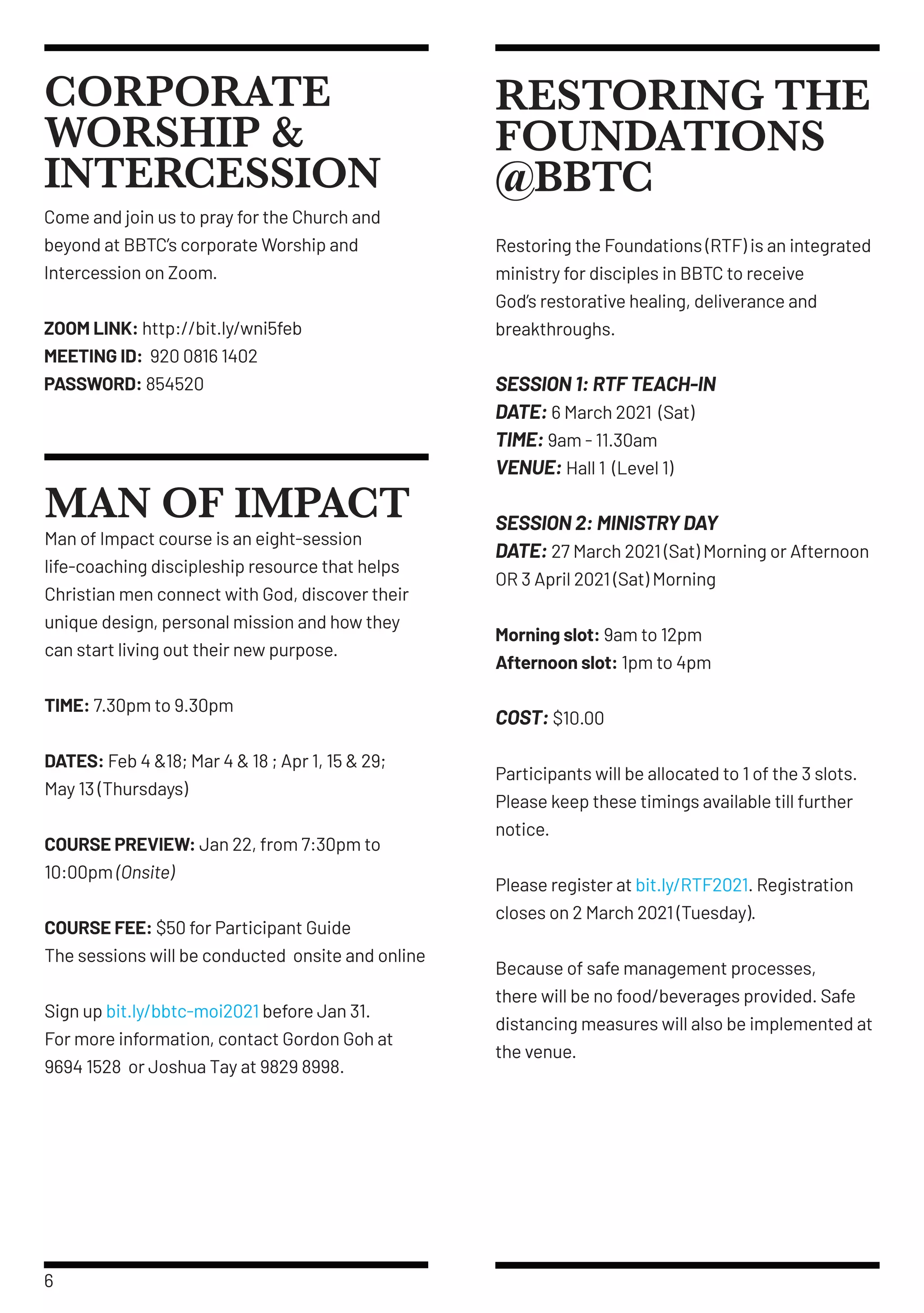 Bbtc newsletter 2021Jan 23 & 24 | PDF