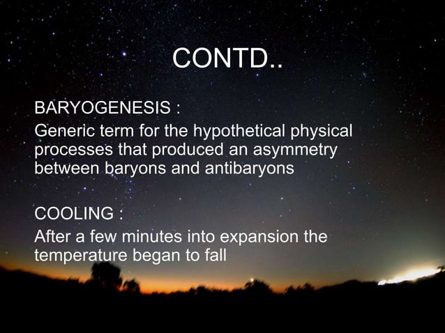 Big Bang theory | PPT | Space and Astronomy | Science