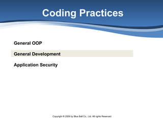 Bb Tequila Coding Style (Draft) | PPT
