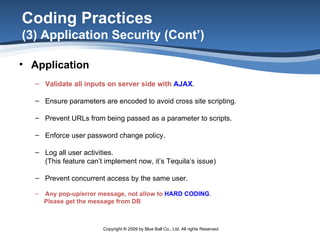 Bb Tequila Coding Style (Draft) | PPT