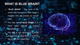Blue Brain Technology | PPTX