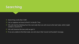 B Trees and B+ Trees Data structures in Computer Sciences | PDF