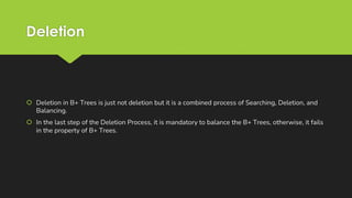 B Trees and B+ Trees Data structures in Computer Sciences | PDF