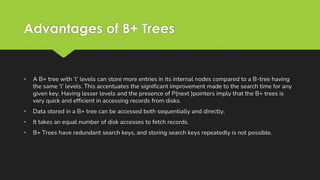 B Trees and B+ Trees Data structures in Computer Sciences | PDF