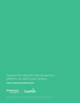 Blackboard Transact Capabilities Brochure | PDF