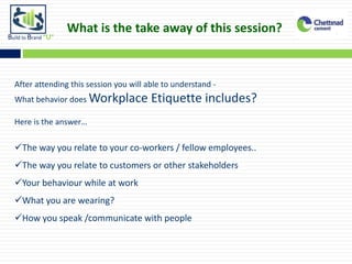 Workplace Etiquette | PPTX