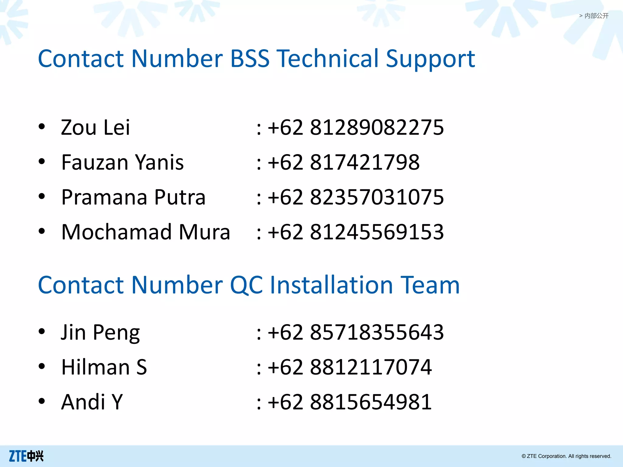 Bbu BS8300 commisioning | PPT