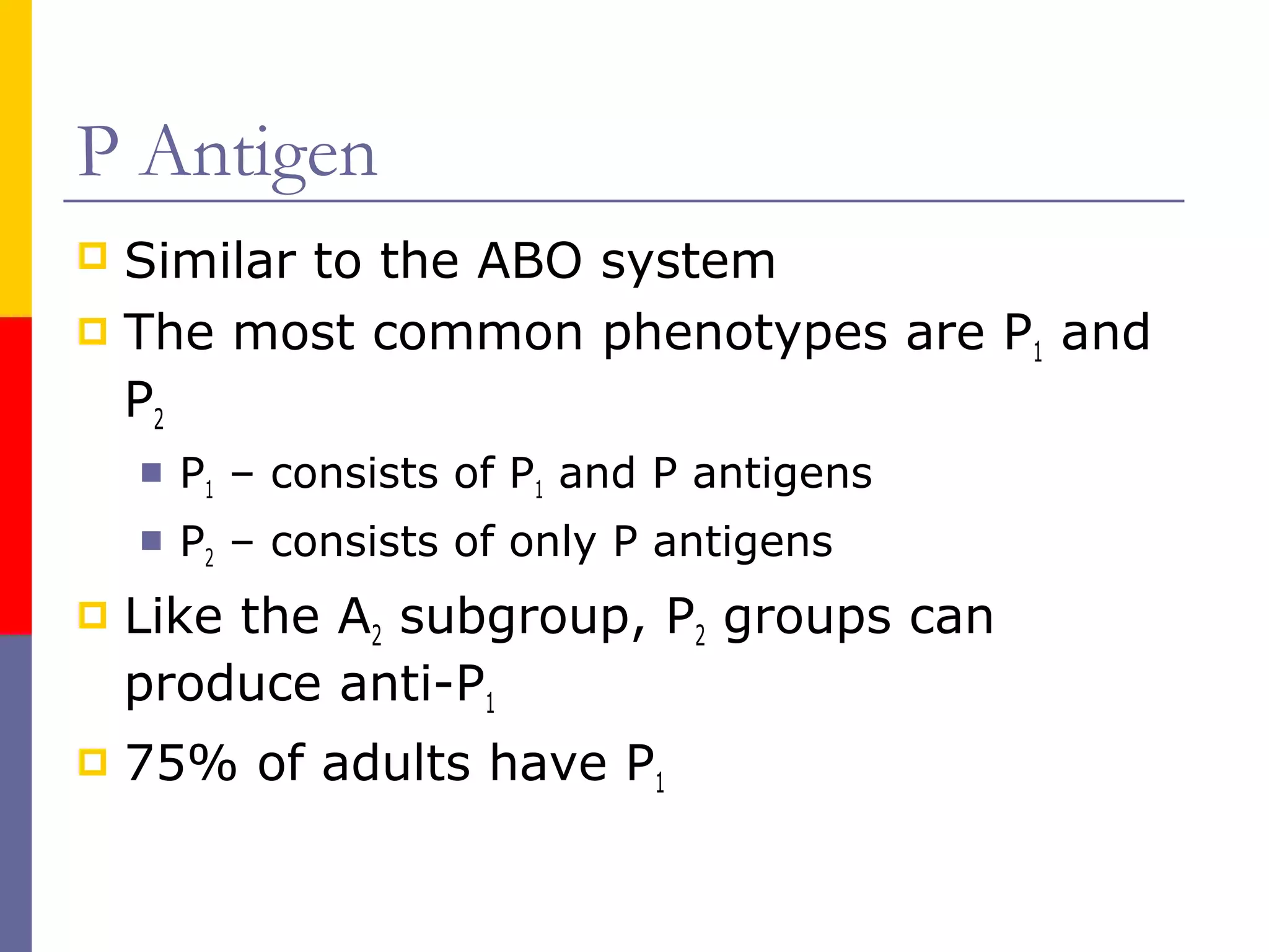 OTHER BLOOD GROUP SYSTEMS | PPT