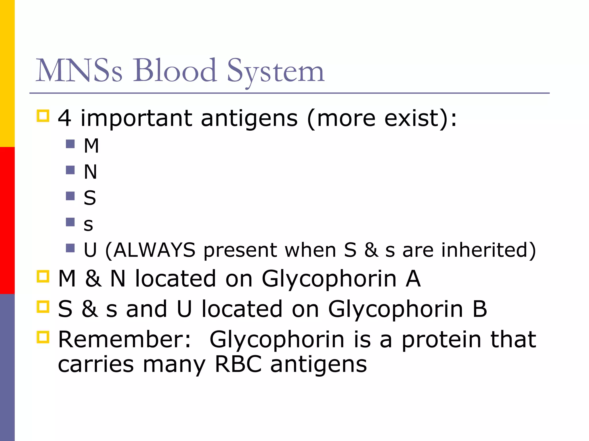 OTHER BLOOD GROUP SYSTEMS | PPT