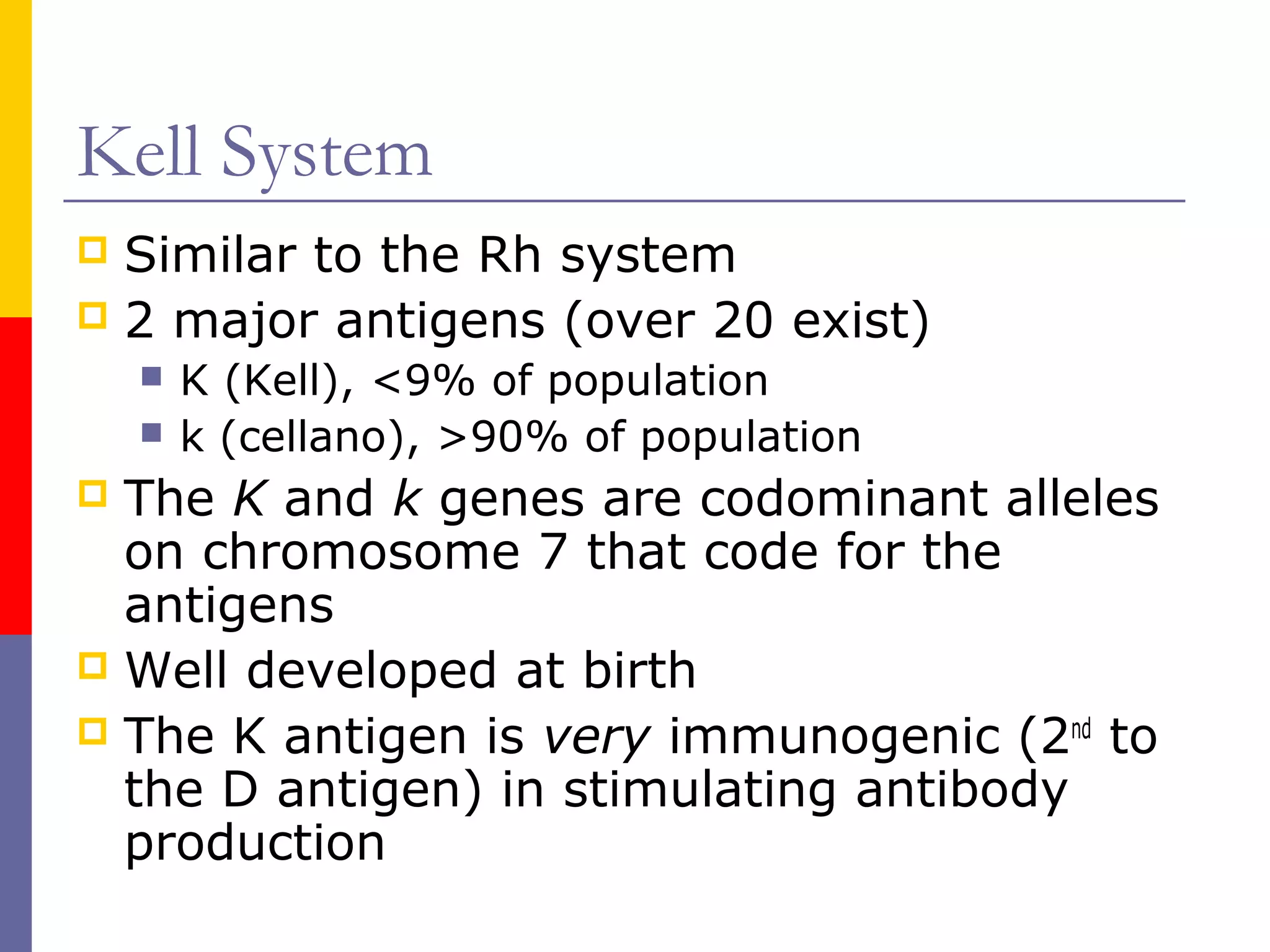 OTHER BLOOD GROUP SYSTEMS | PPT