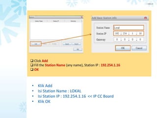Bbu remote lokal modify configuration | PPT
