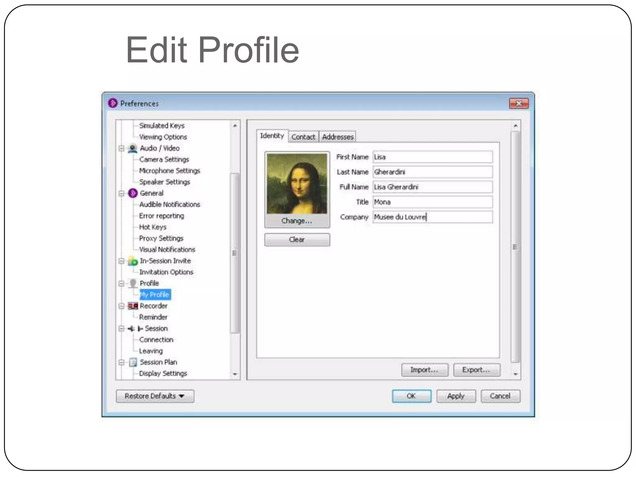Bb user profile | PPTX