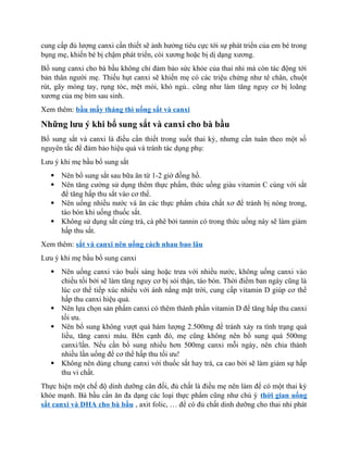 Bà bầu uống sắt và canxi như thế nào để thai nhi luôn khỏe mạnh.docx