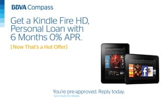 BBVA Compass Direct Mail Creative | PDF