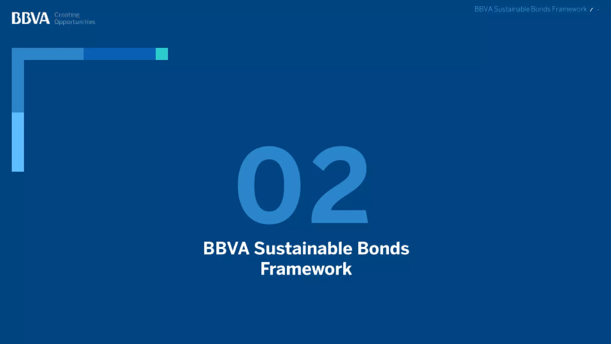 BBVA Sustainable Bonds Framework Presentation | PPT