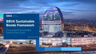 BBVA Sustainable Bonds Framework Presentation | PDF