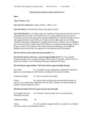 Bb Version 813 Reference Interview Analysis Aspen Walker | PDF