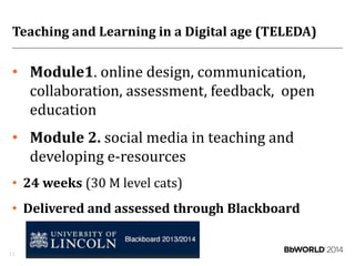 the craft of e-teaching; moving from digitally shy to digitally ...