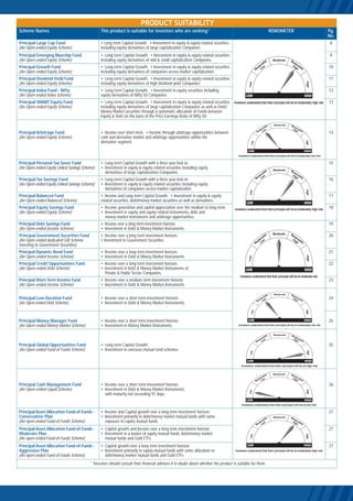 Factsheet for Principal Mutual Fund- Wishfin | PDF | Mutual Funds ...