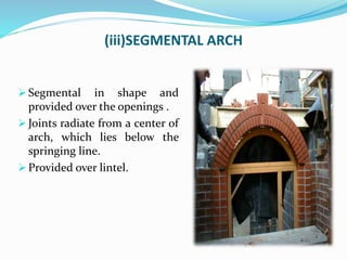 Masonry construction (Building Construction) | PPTX