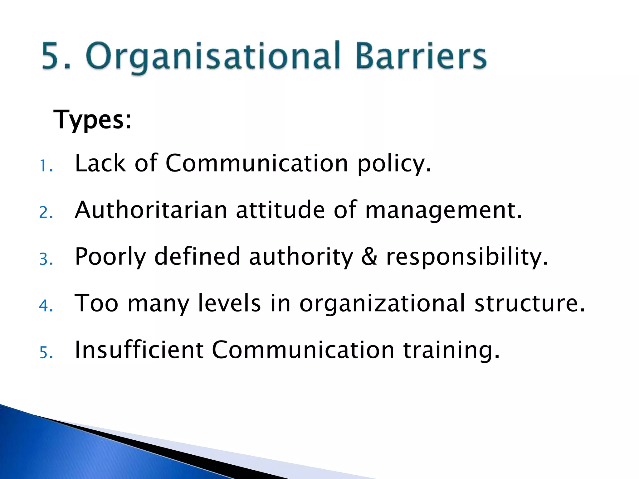 barriers to communication | PPTX