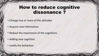 Cognitive Dissonance | PPTX