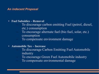 Air Pollution Control by Tax and Subsidies | PPT