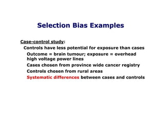 BIAS AND CHANCE AND CONFOUNDING | PPT