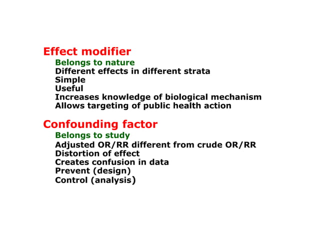 BIAS AND CHANCE AND CONFOUNDING | PPT