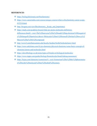 BIOCHEMISTRY | PDF