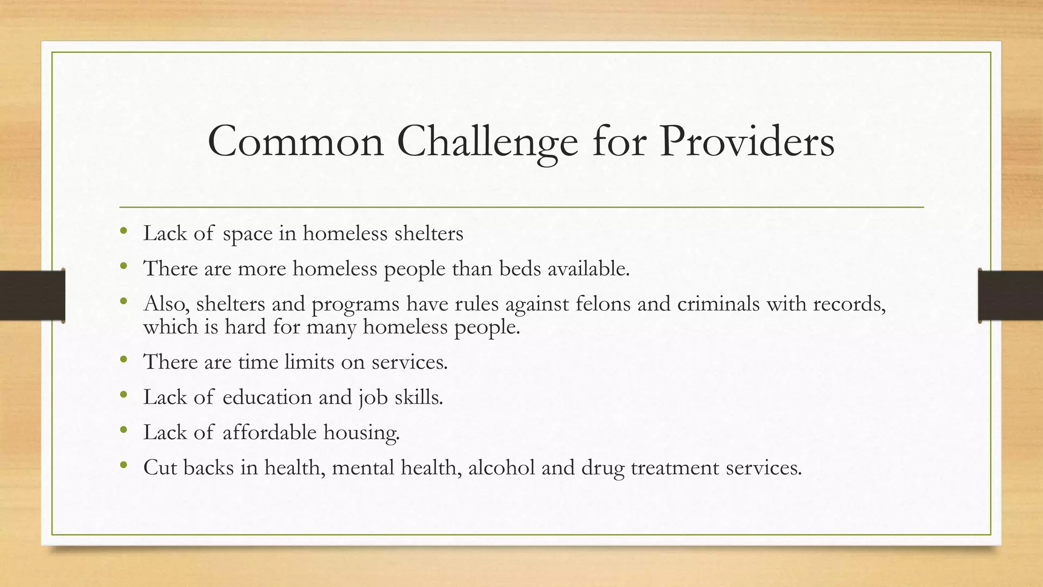 Homeless (Business Communication) | PPT