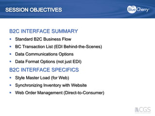 BC - B2C Interface | PPT