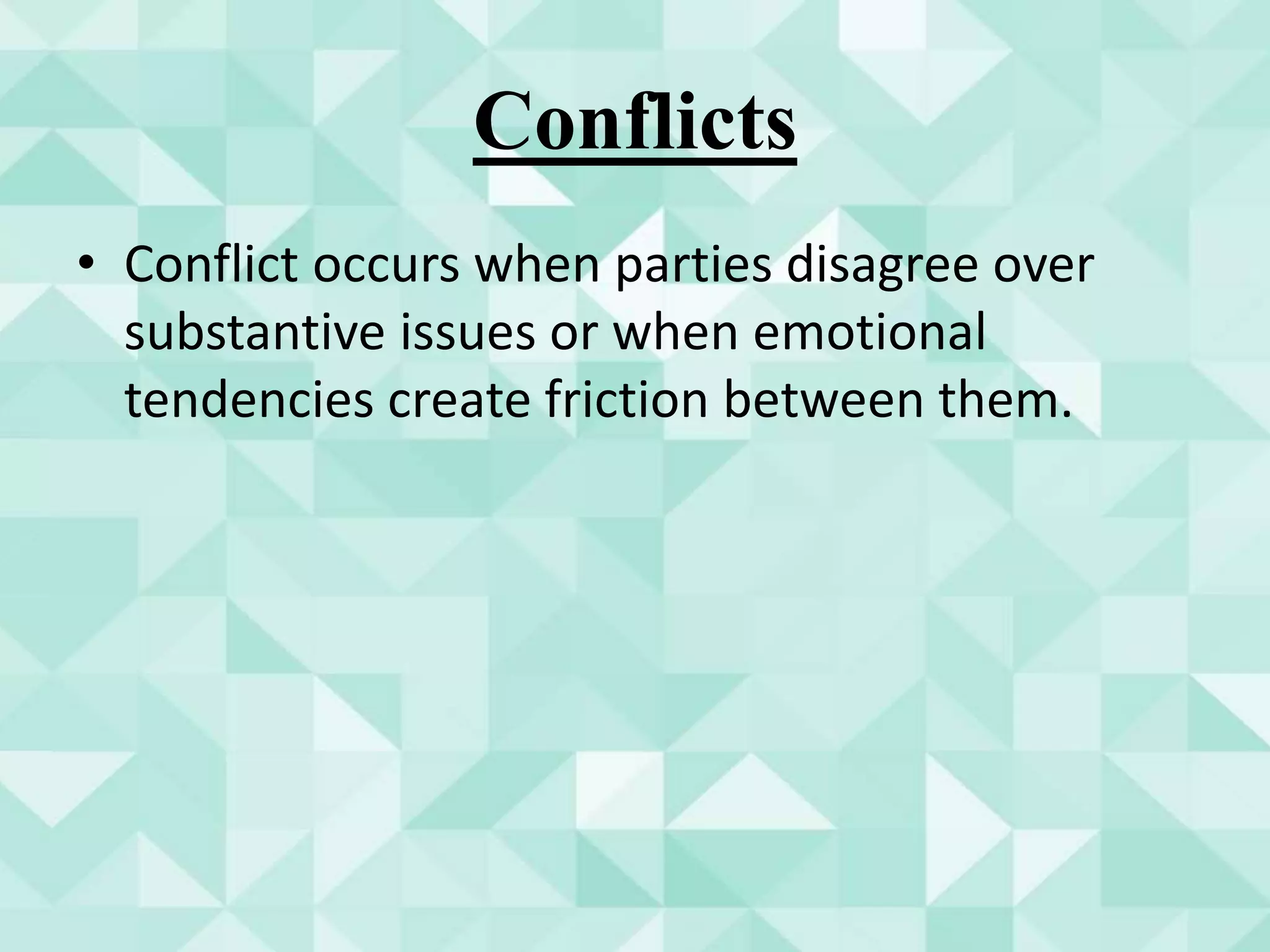 Conflict Management. | PPTX