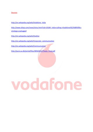 External communication Vodafone | PDF