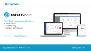 Safe Food for Canadians Regulations (SFCR) | PDF