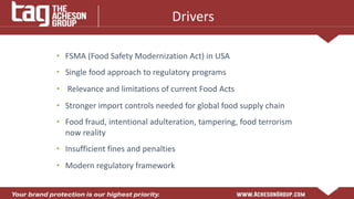 Safe Food for Canadians Regulations (SFCR) | PDF