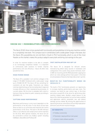 VACON Compact AC Drives | PDF | Automotive Industry | Industries