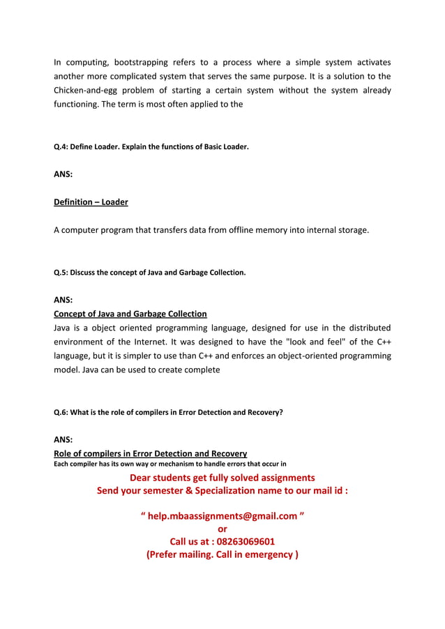 Bc0051 – system software | PDF