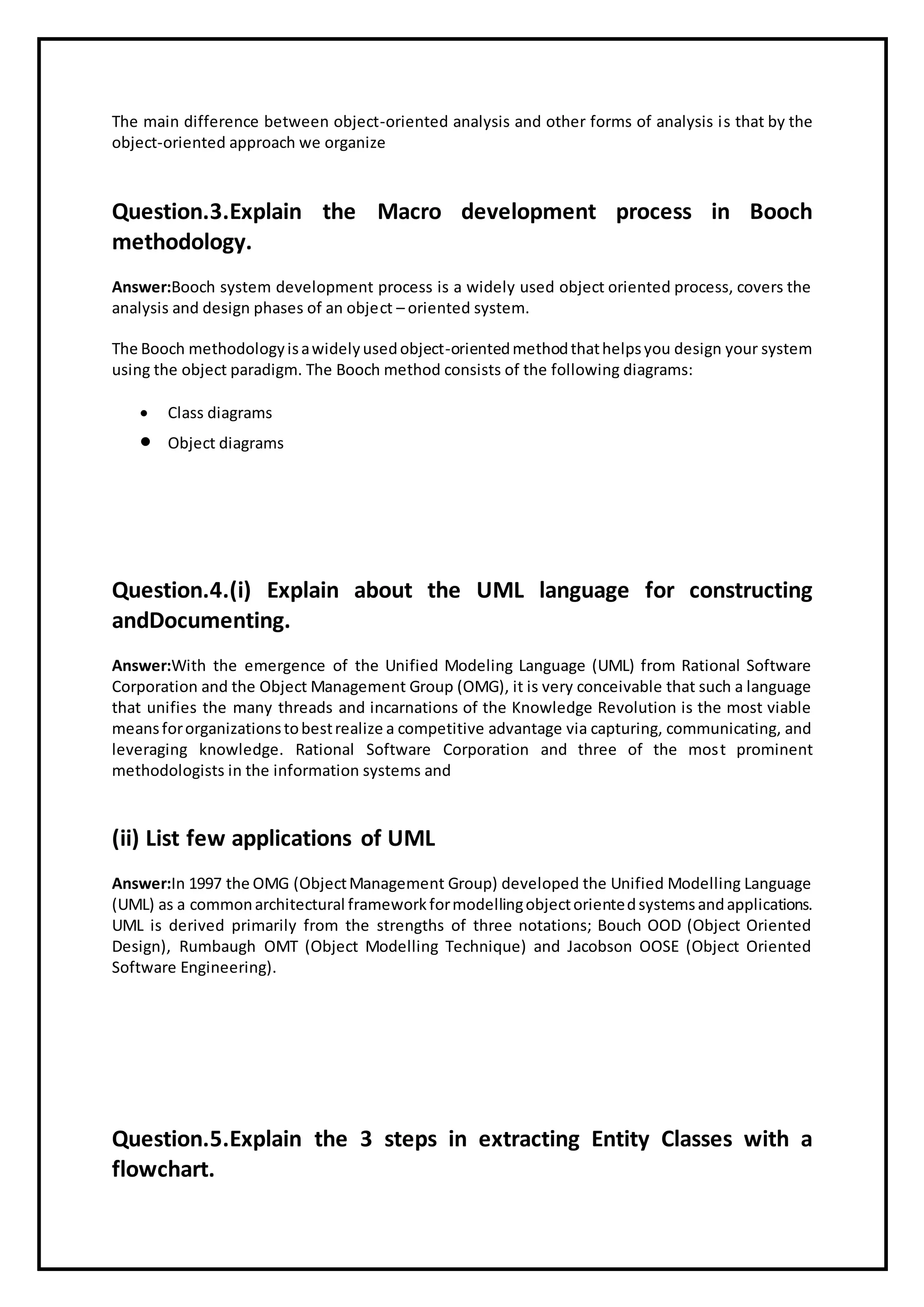 Bc0057 Object Oriented Analysis And Design Pdf