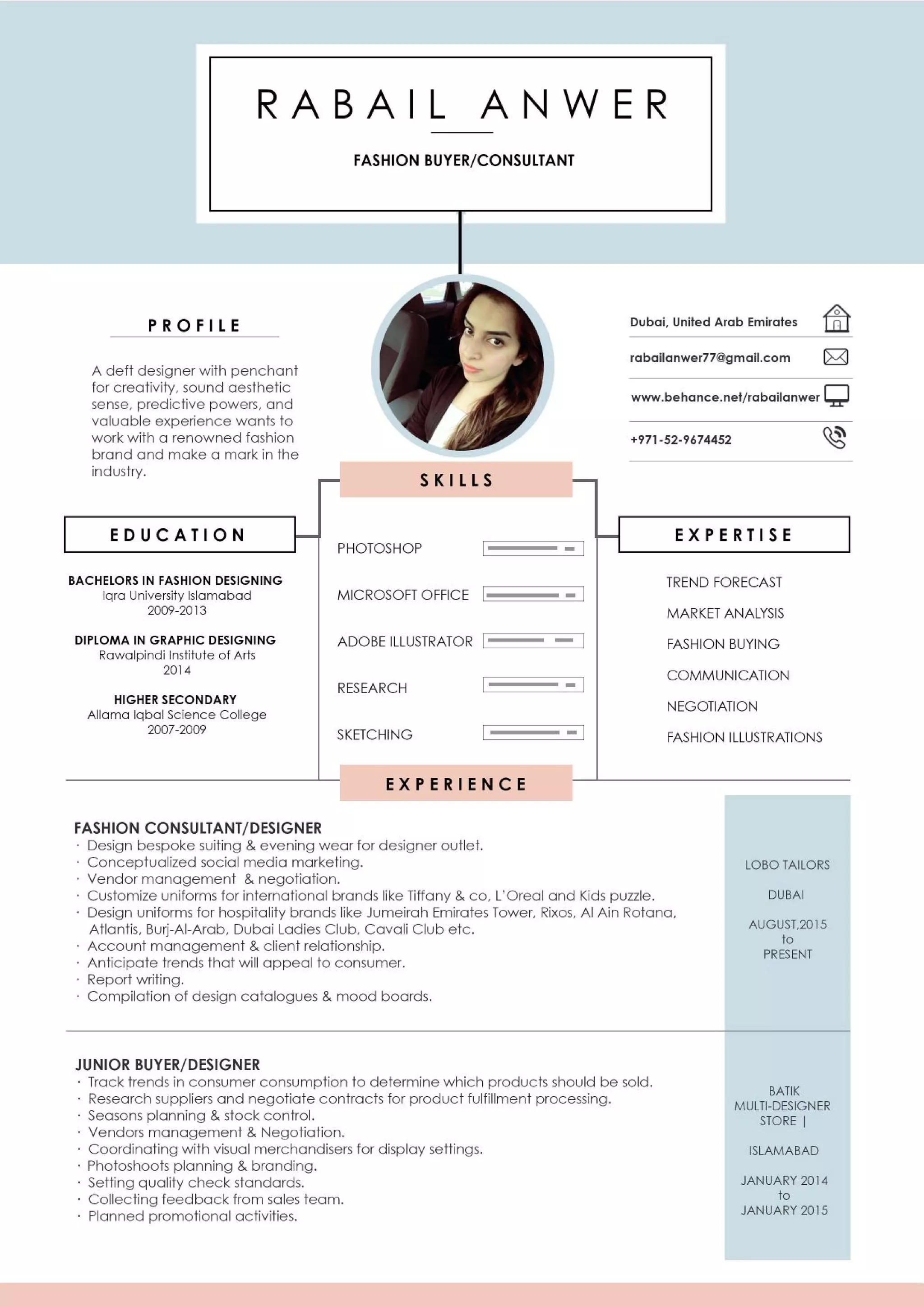 Resume Retail Buyer Rabail-compressed | PDF