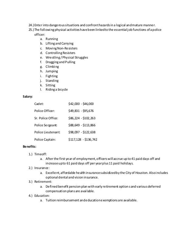 Basic Police Office Training Program