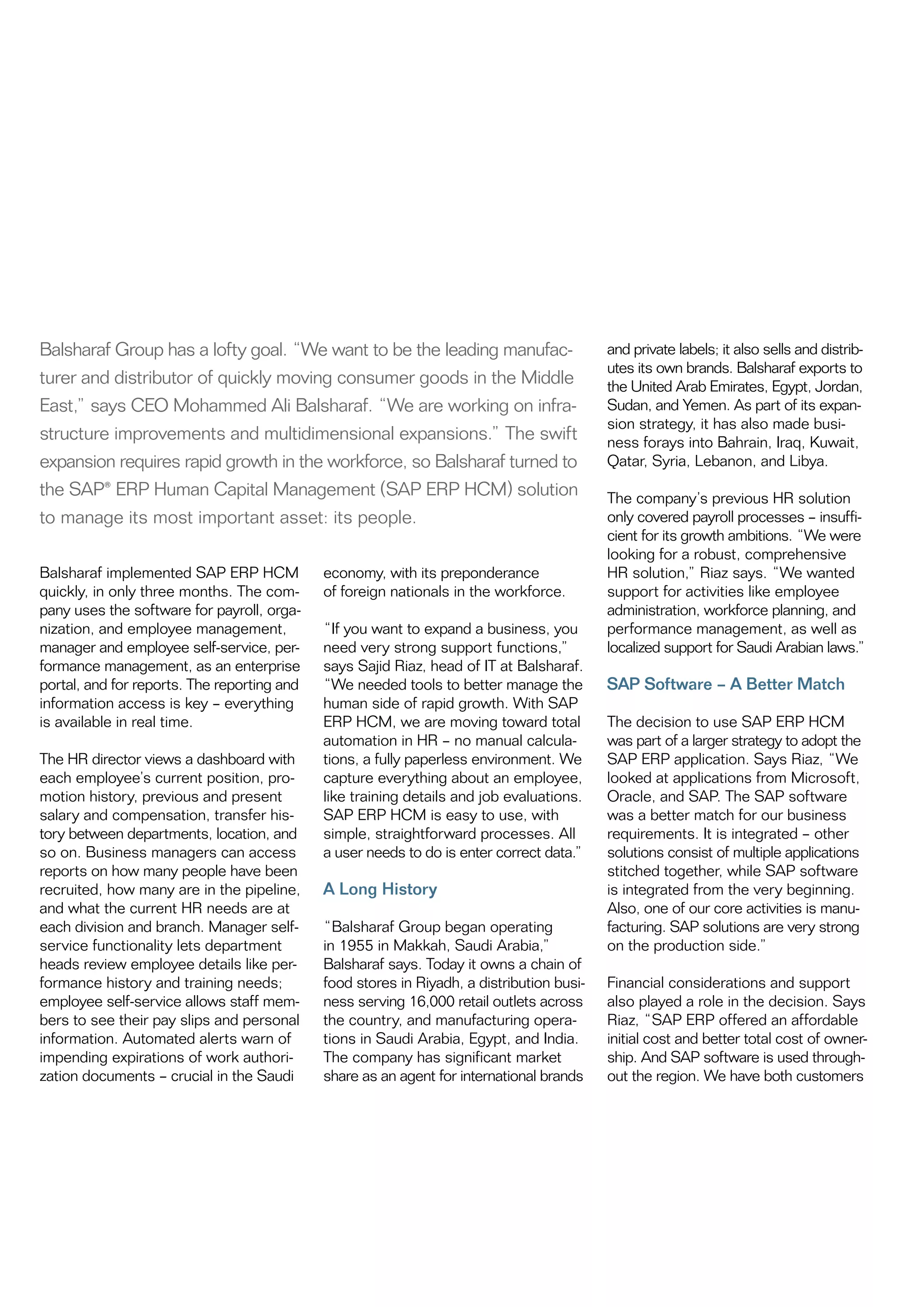 SAP Success story | PDF