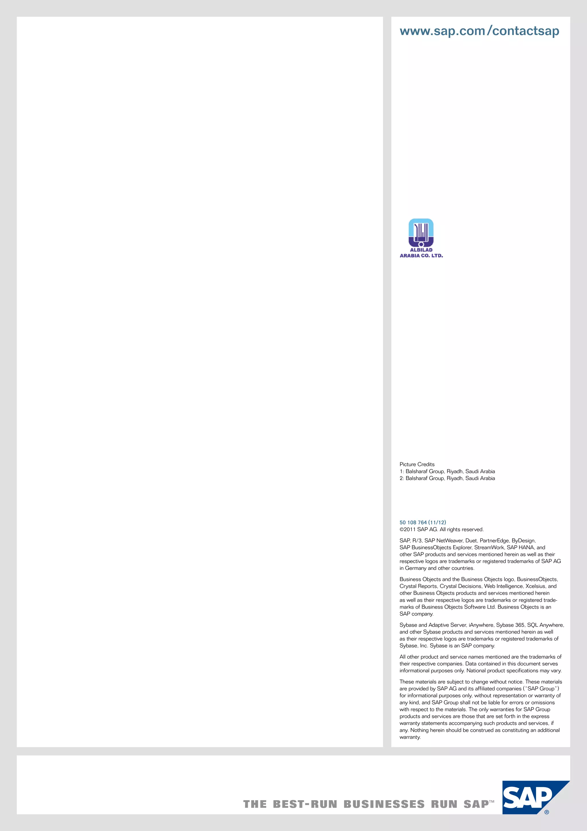 SAP Success story | PDF