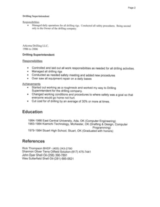 Paul White's Resume | PDF