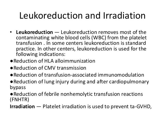 blood component therapy