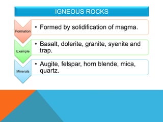Igneous Rocks | PPT